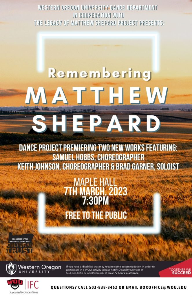 The Legacy of Matthew Shepard – Creative Arts