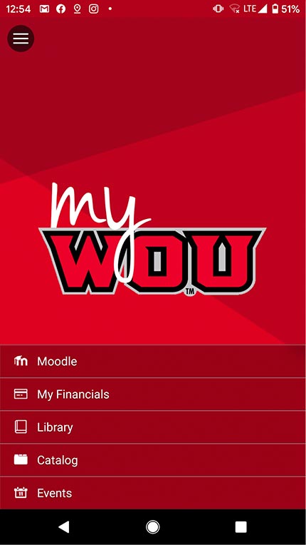 myWOU - WOU Homepage