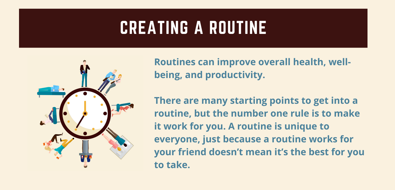 Routines Student Health Counseling Center