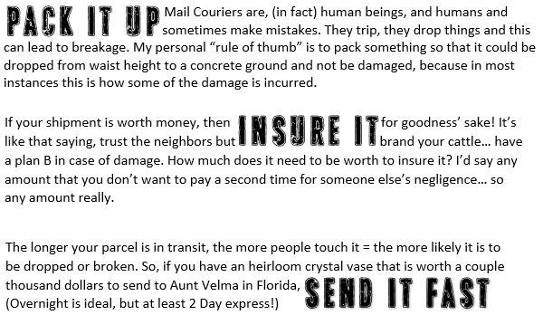 How to pack a box - University Mail Services